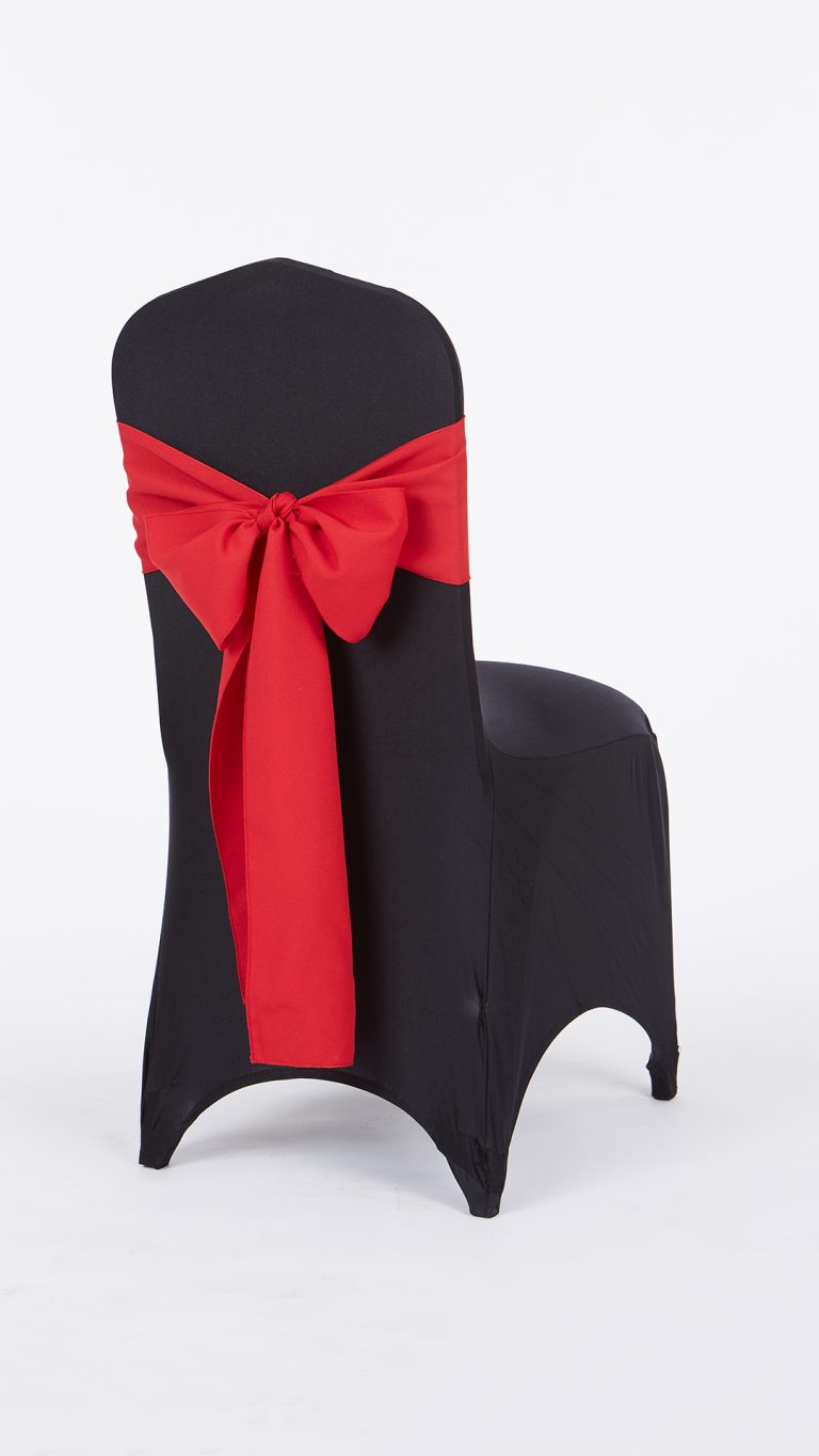 Red Polyester Bow - Chair Decor