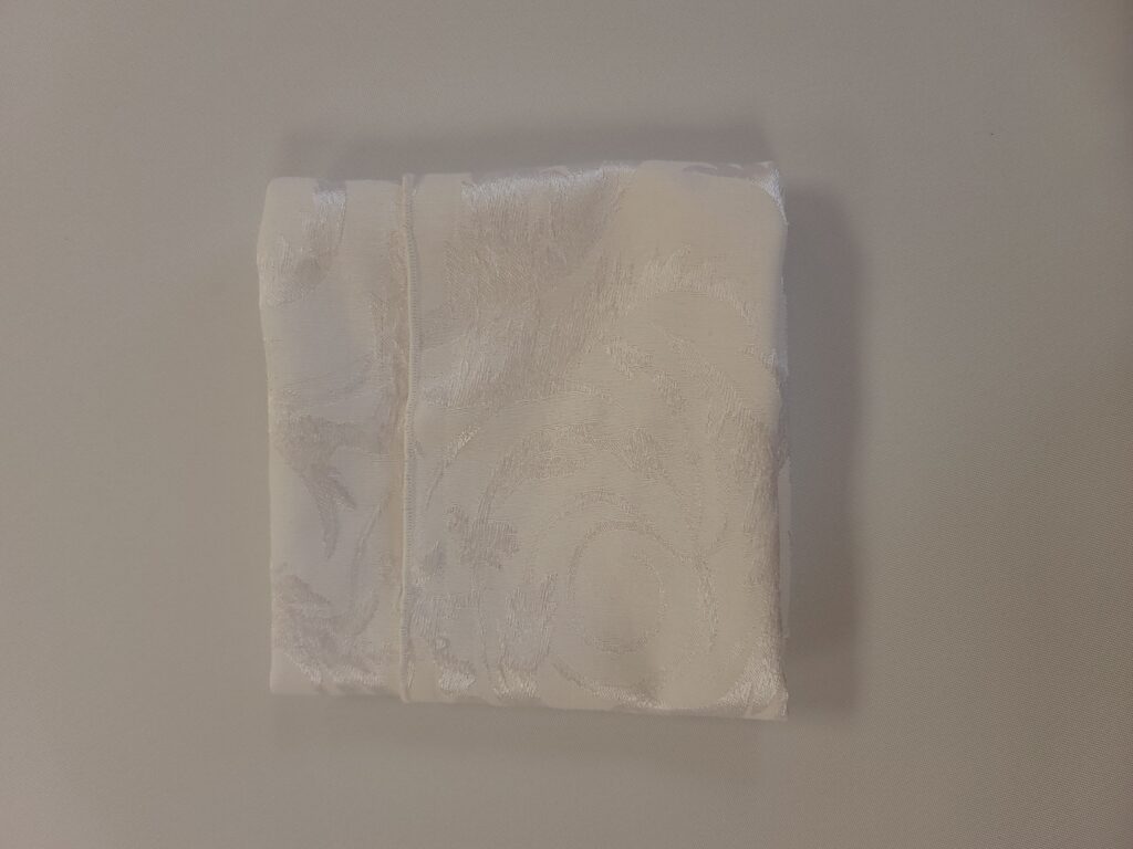 White Brocade - Chair Decor